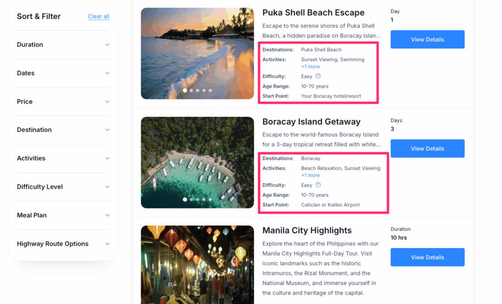 How to Add and Manage Tour Information – docs.tripcart.com